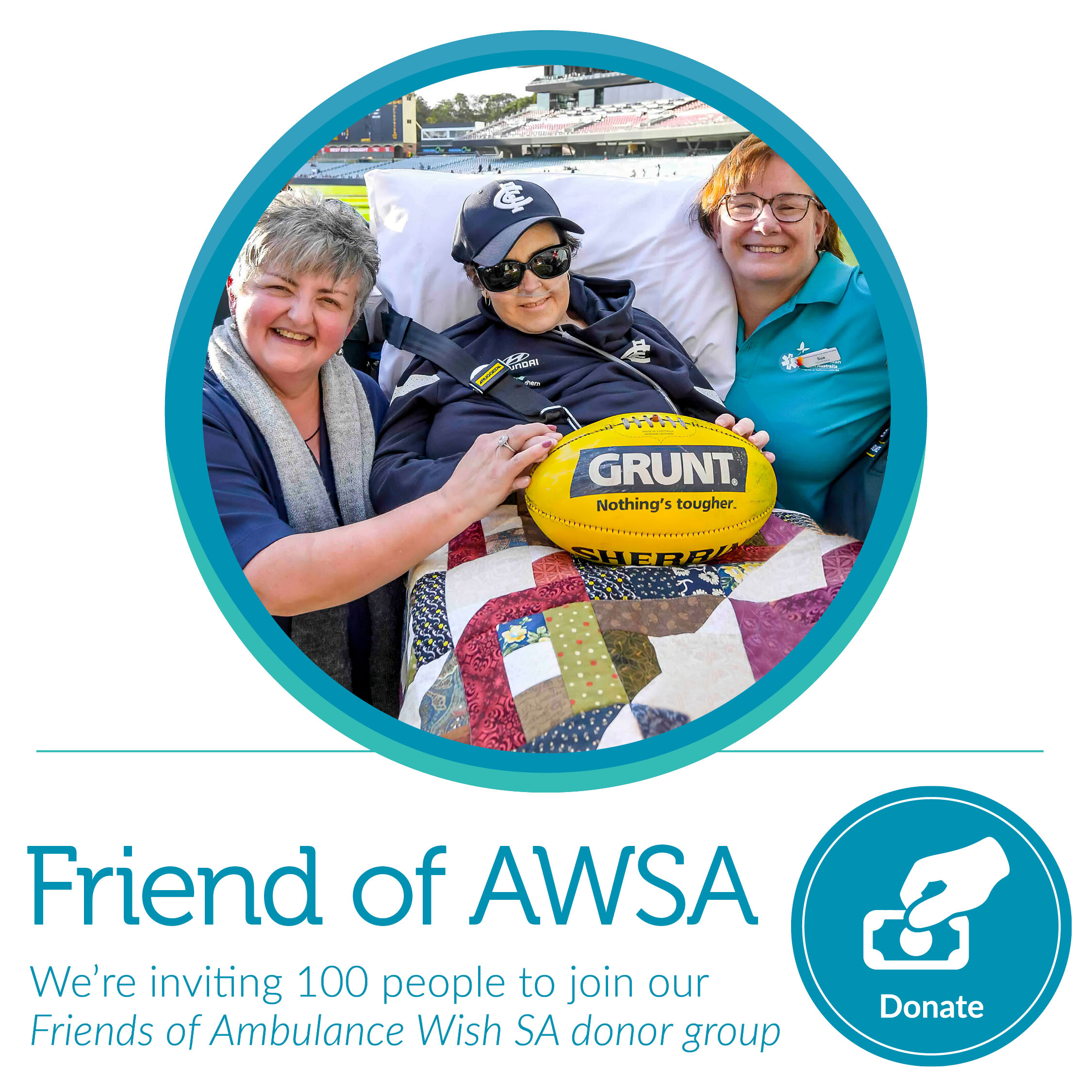 AWSA Website Tile – Friend of AWSA | Ambulance Wish South Australia